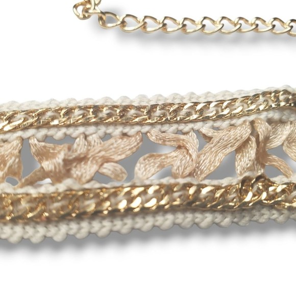 REVOLVE | Jewelry | Nwot Revolve Ettika Champagne Cream 8kt Gold Plated ...